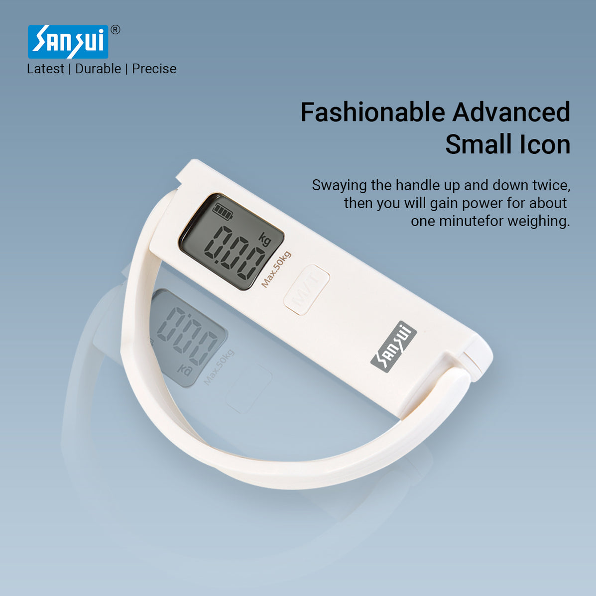 Battery-Free Digital Luggage Scale(with metal hook) — Sansui Global